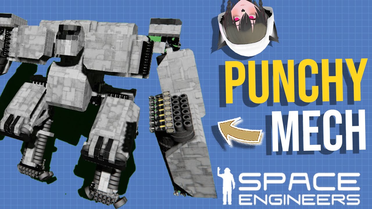 I Punched my Ship With This Mech, Space Engineers Mech Showcase - YouTube