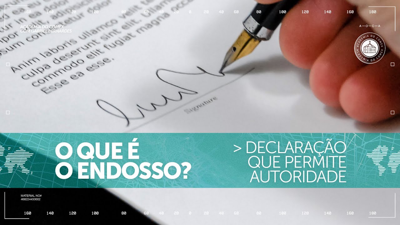 Endosso do BL: como funciona ? - YouTube
