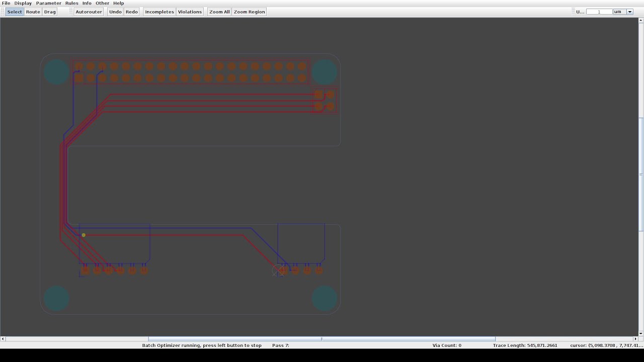 FreeRouting AutoRouting - YouTube