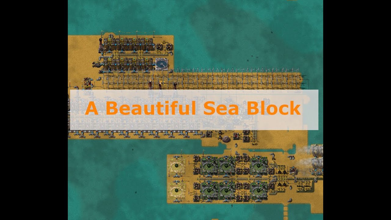A Beautiful Sea Block (Part 001) Start - YouTube