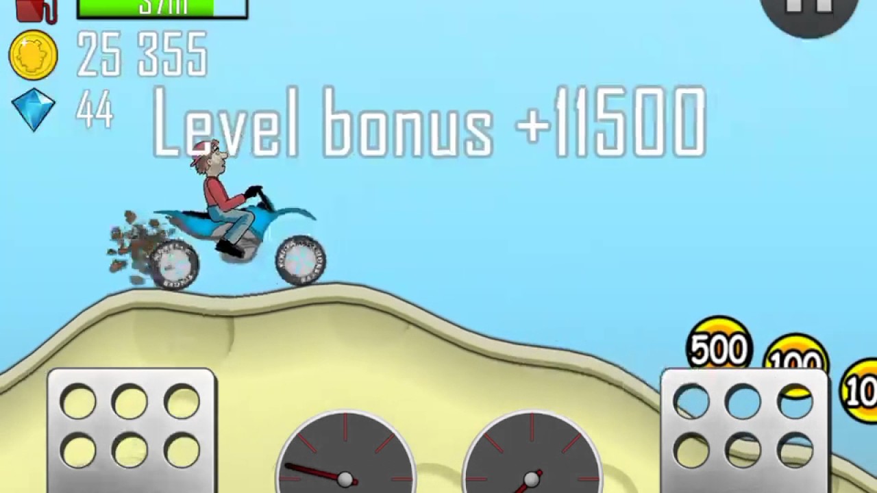 524 meters in Hill Climb Racing! - YouTube