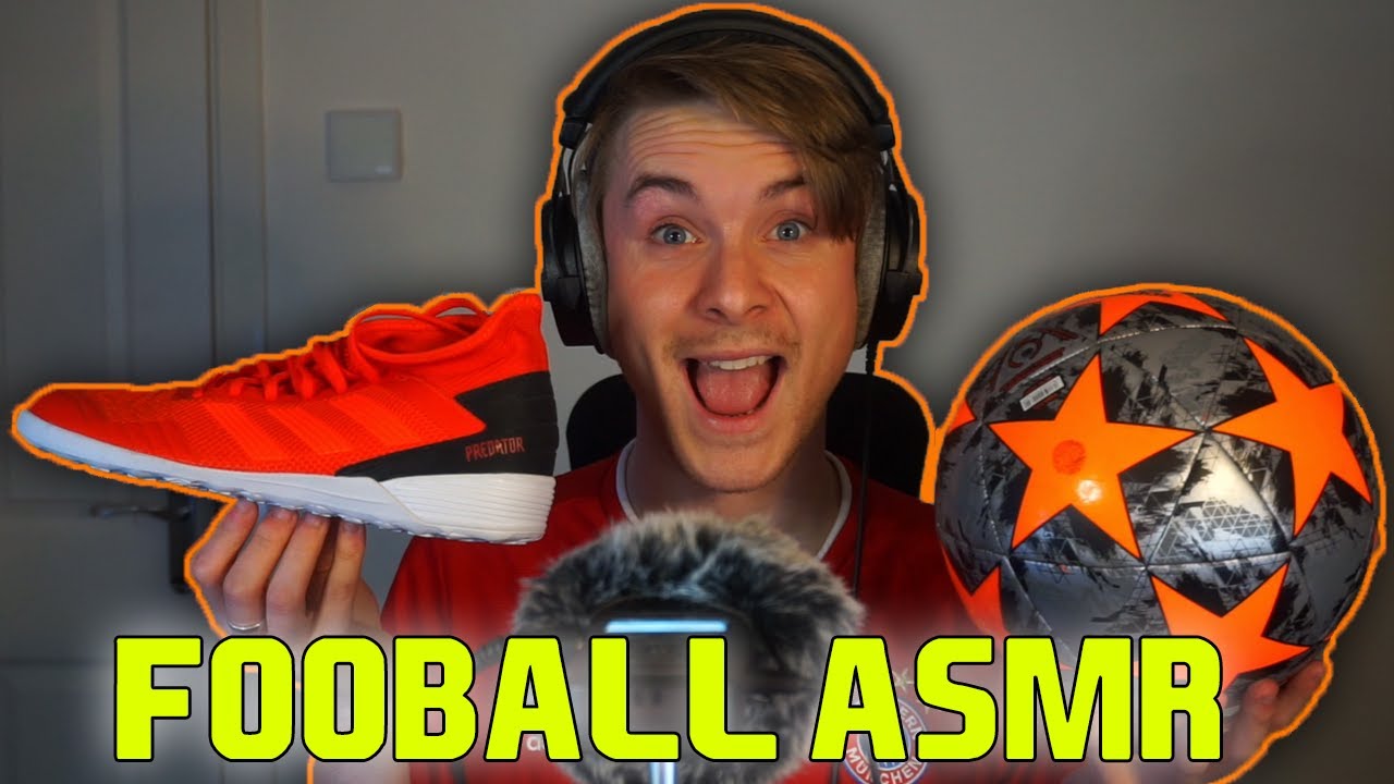 FOOTBALL ASMR | Football Related ASMR Trigger Video | Tapping ...