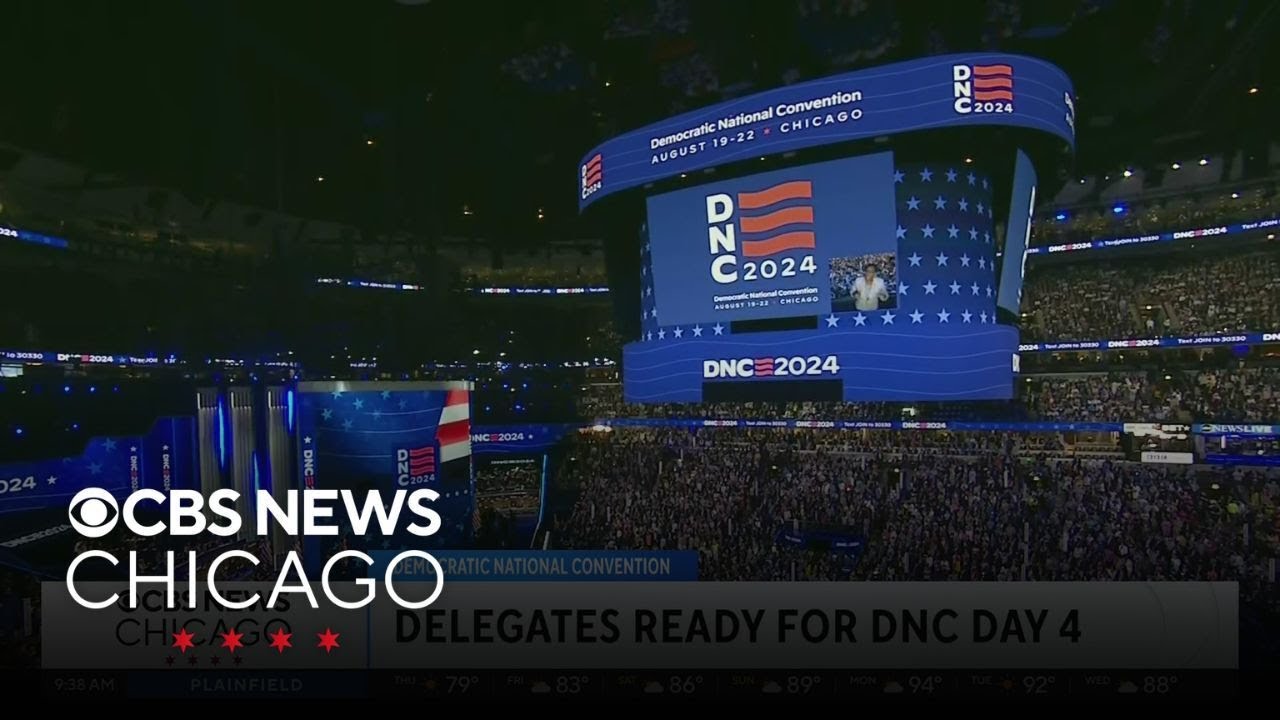 Illinois delegates ready for final day of DNC - YouTube
