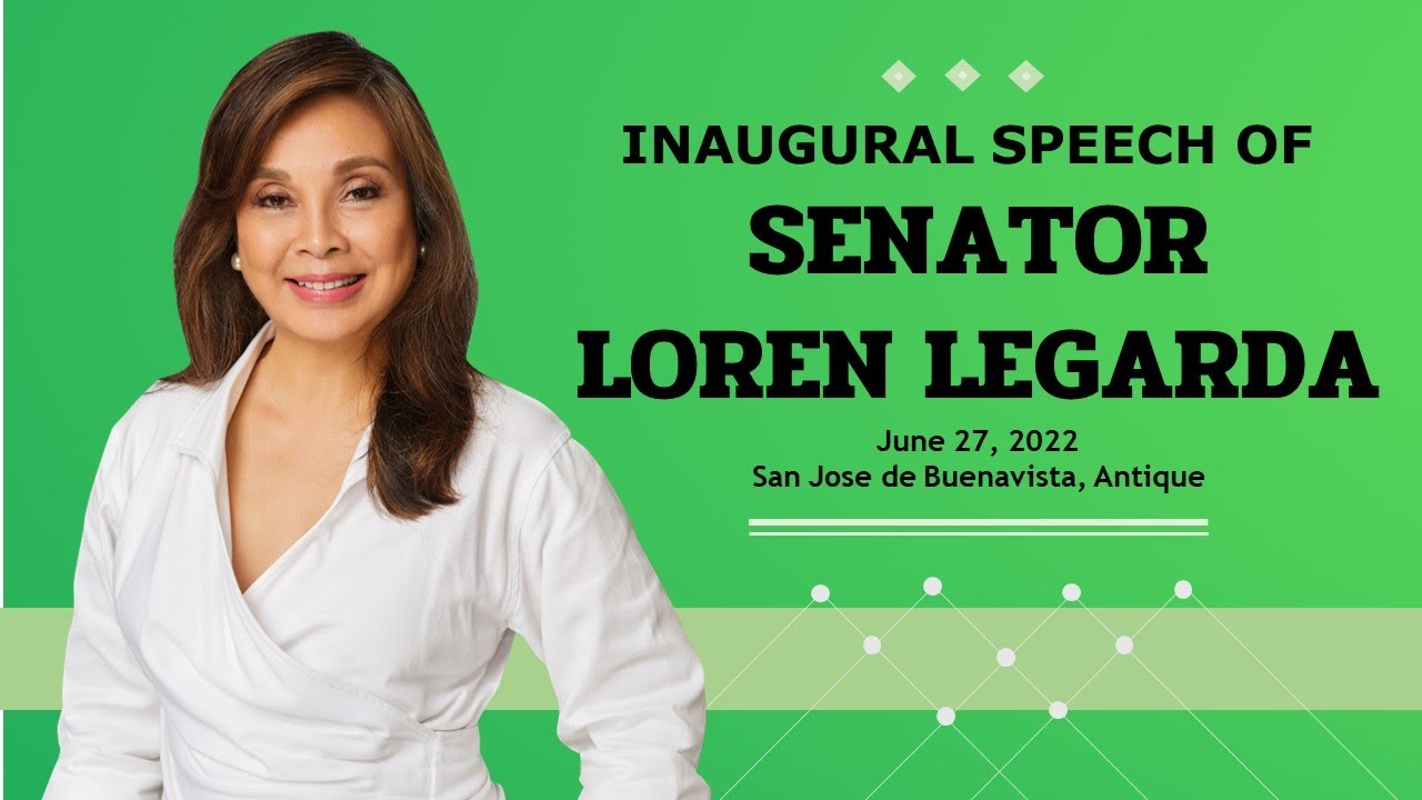 Oathtaking and Inaugural speech of Honorable Loren Legarda as Senator ...
