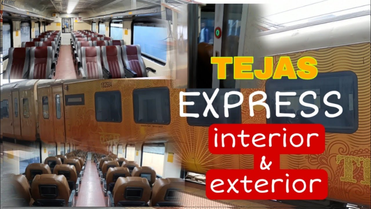 02614|Madurai - Chennai Egmore Tejas Express|Interior and exterior ...