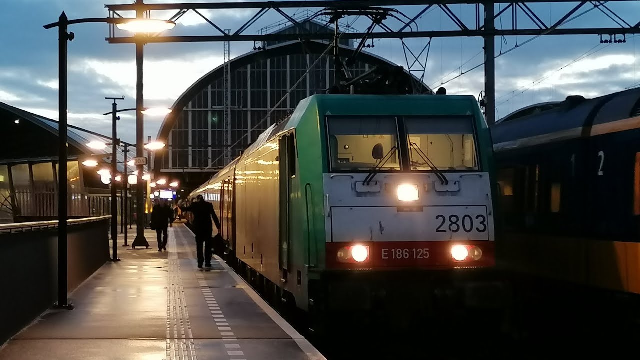 IC Brussel vertrekt van Amsterdam Centraal - YouTube