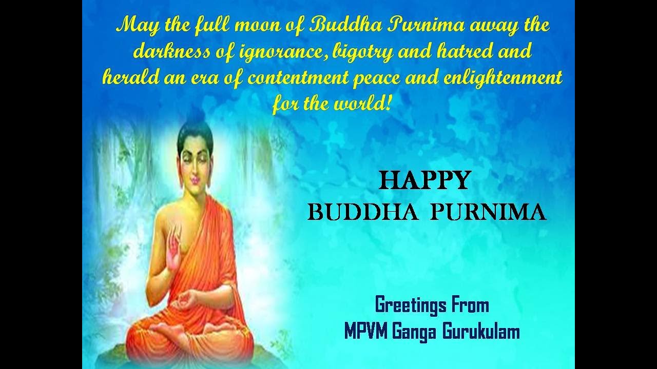 MPVM Ganga Gurukulam Celebrating Budha Purnima - YouTube