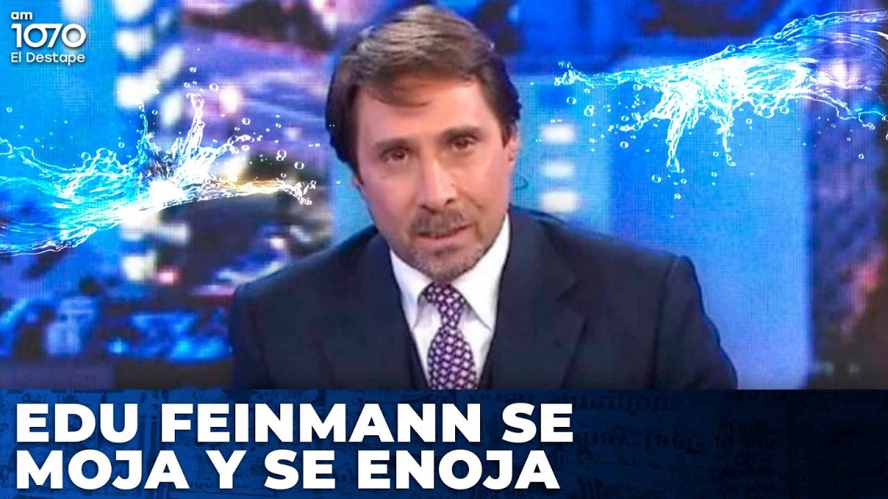 ⚠️ ¡COMPLETAMENTE SACADO! Eduardo Feinmann se moja y se enoja con el ...