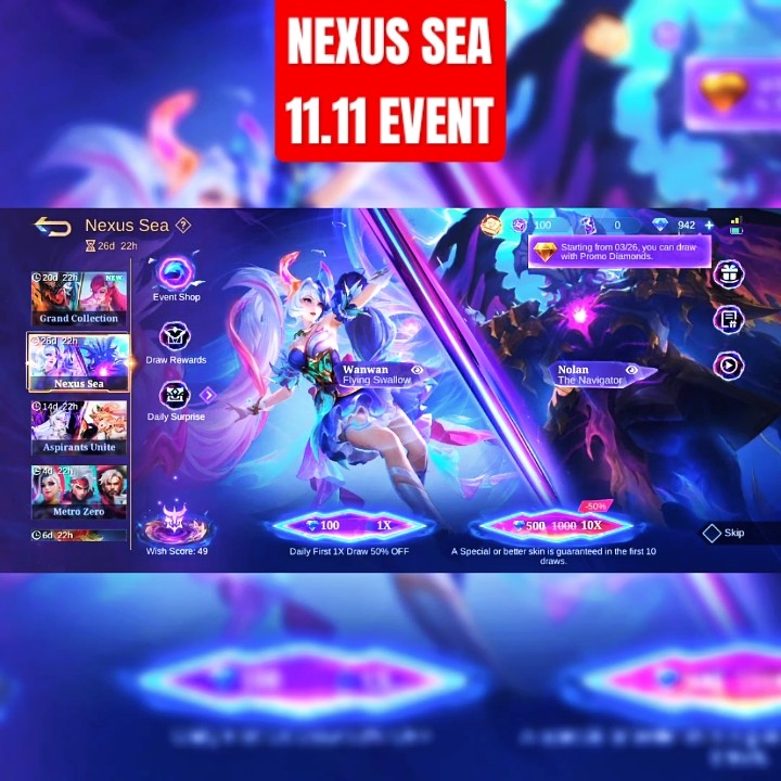 Layla Nexus Sea 1111 event draw... preview #1111 #upcomingevent # ...