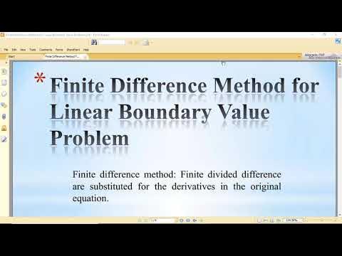 Second order boundary value problem by Finite Difference Method || MATLAB || - YouTube