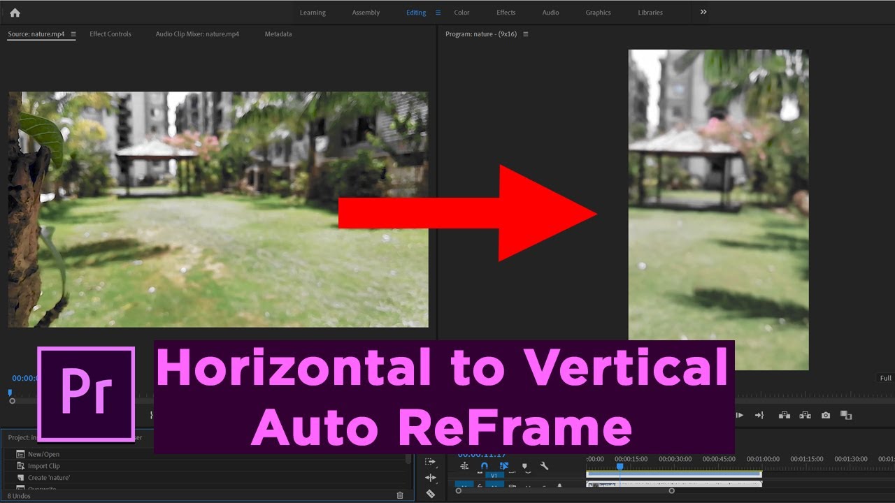 How to Convert Horizontal (Landscape) to Vertical (Portrait) Videos in ...