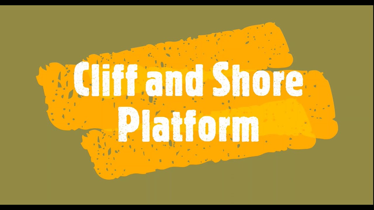 Physical Geography- Formation of cliff and shore platform - YouTube