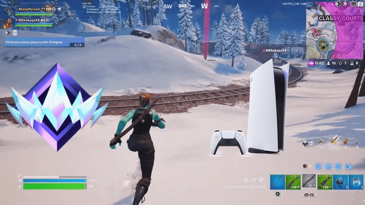 PS5 Fortnite CHAPTER 5 Ranked Gameplay (4K 120FPS) - YouTube