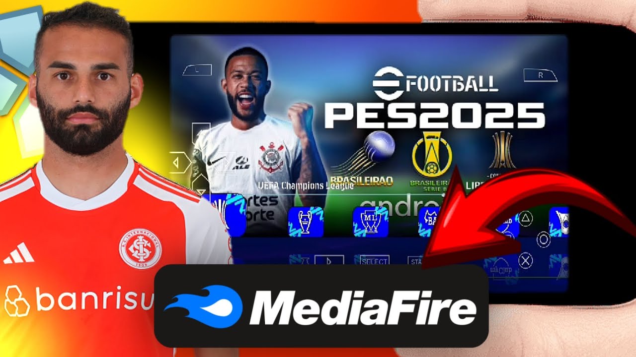 eFOOTBALL PES 2025 (PPSSPP) BRASILEÑO / EUROPEO con UNIFORMES ...