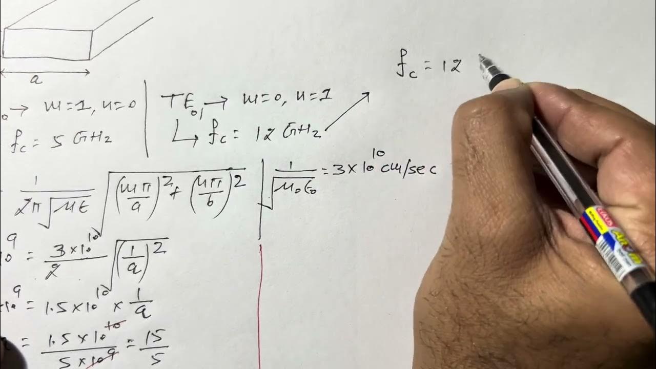 Solved Problem Based on Rectangular Waveguide Part-2 | Waveguide | R K Classes | Lec-27 | - YouTube