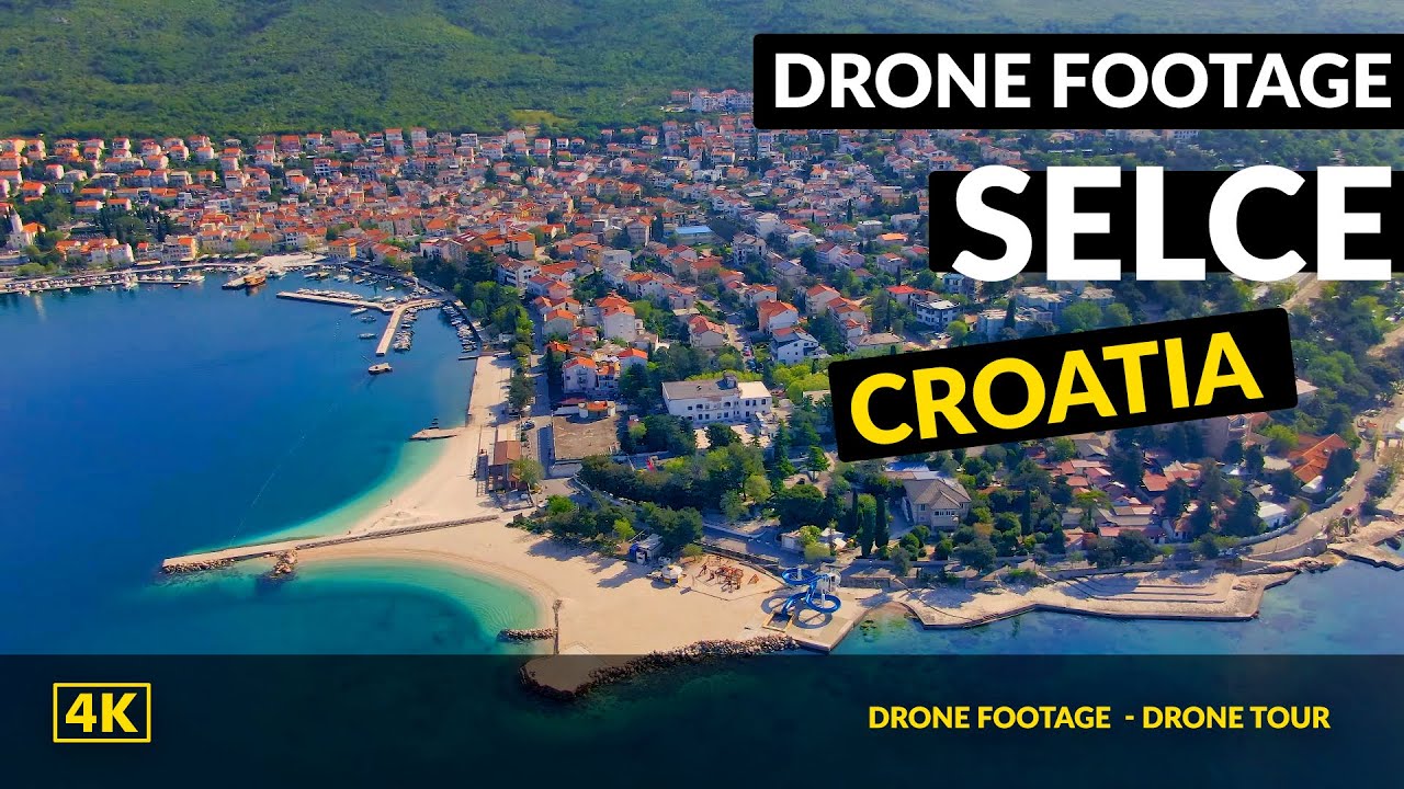 Selce Croatia secret spots captured by my drone - must watch! - YouTube