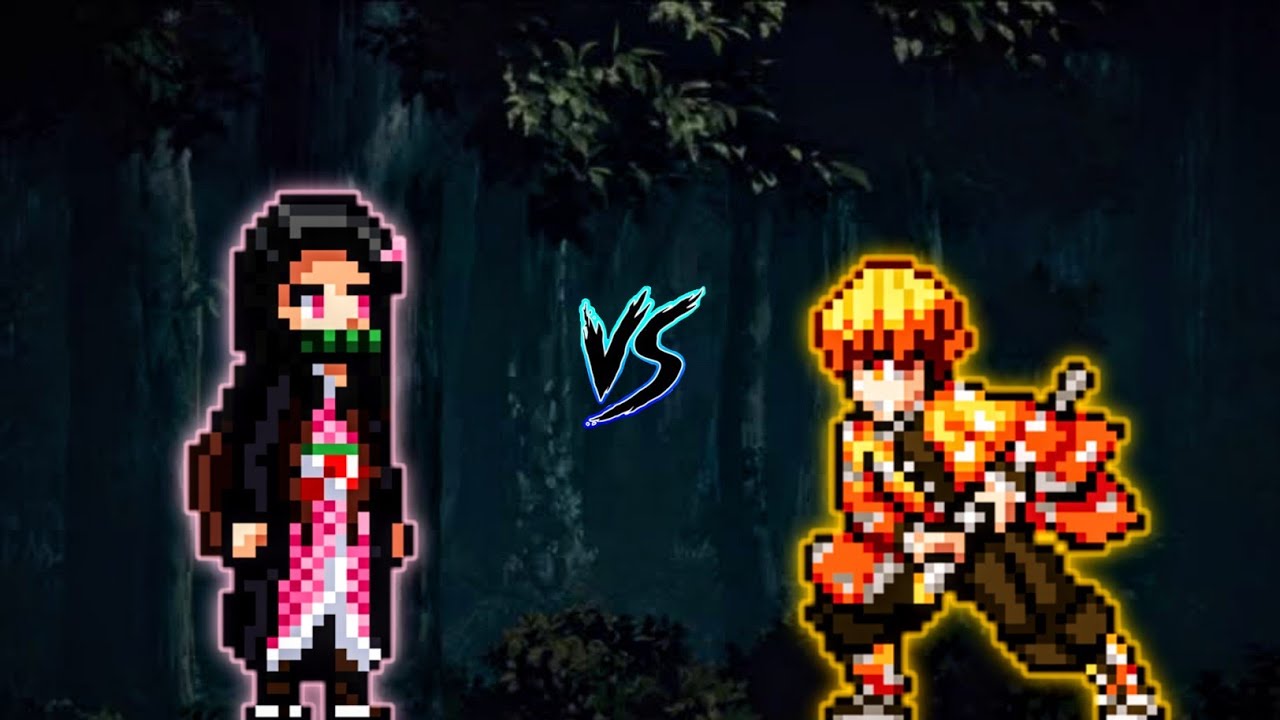 Nezuko OP (New) VS Zenitsu Chaos OP in Jump Force Mugen - YouTube