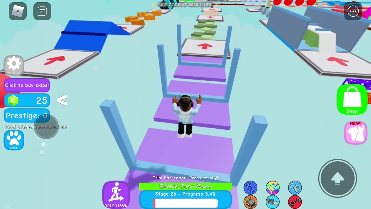 Trying to finish obby Course - YouTube