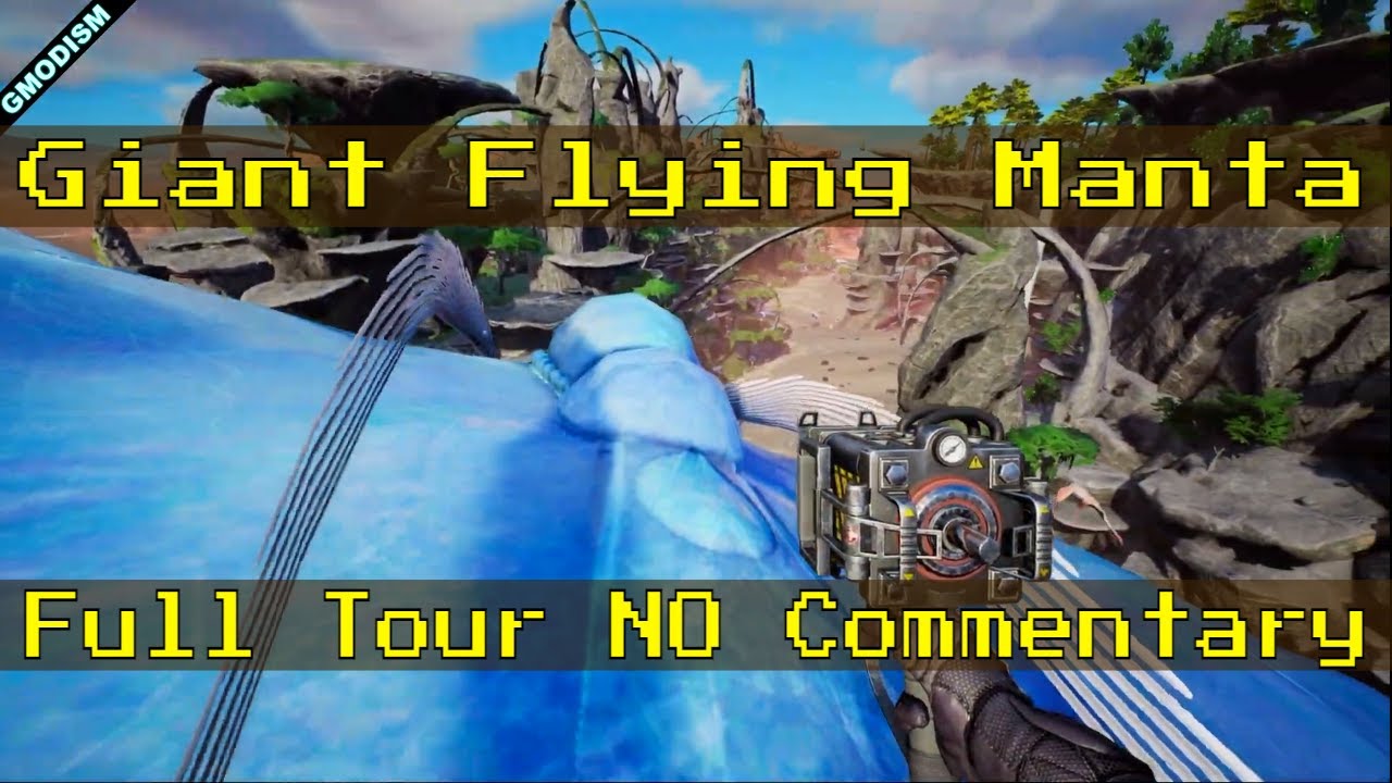 Satisfactory Game: Riding The Giant Flying Manta Stingray Thing, Full ...