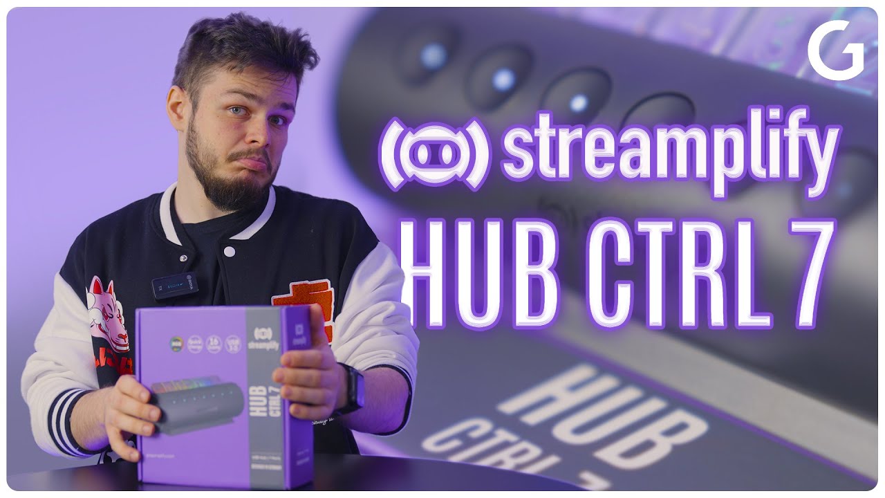 USB HUB НАПРАВЕН ЗА СТРИЙМЪРИ !? - Streamplify Hub CTRL 7 - YouTube
