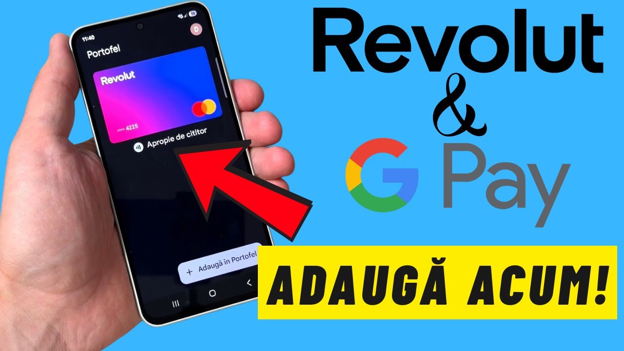 📱 Revolut + Google Pay = Plăți Instant! Iată Cum Să Le Conectezi - YouTube