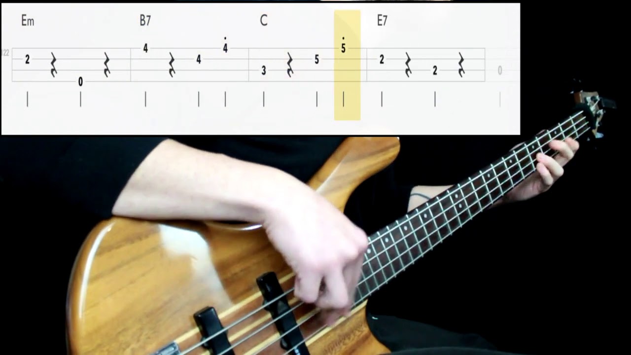 Los Tres - He Barrido El Sol (Bass Only) (Play Along Tabs In Video ...