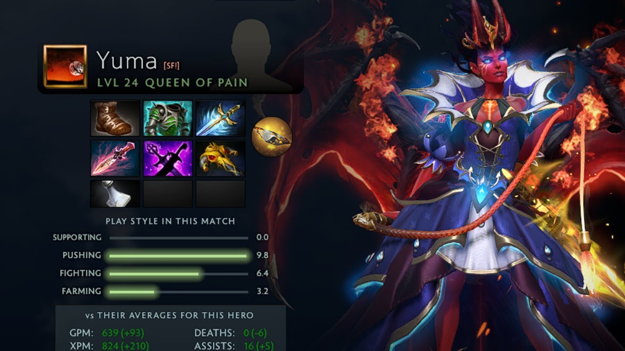 Dota 2 Replay 7.32D Yuma's Queen of Pain Another NA Team vs DogChamp ...