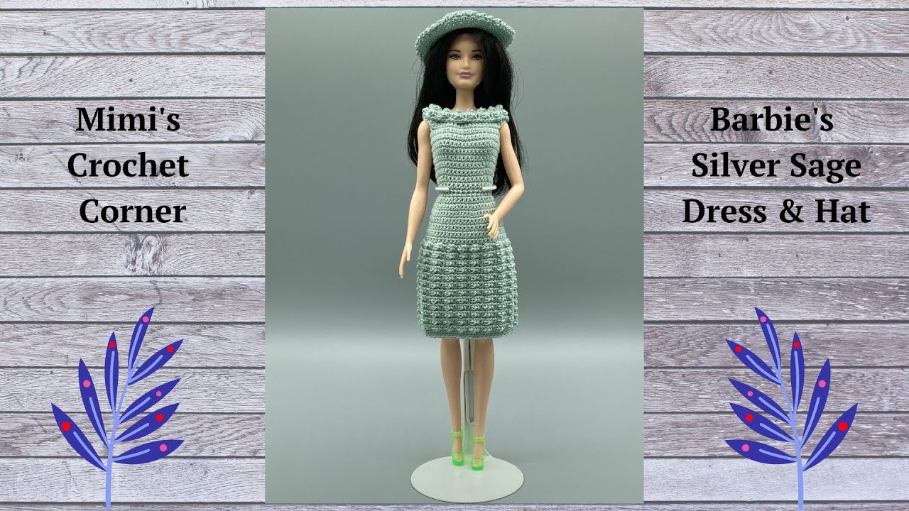 Barbie's Silver Sage Dress & Hat - YouTube
