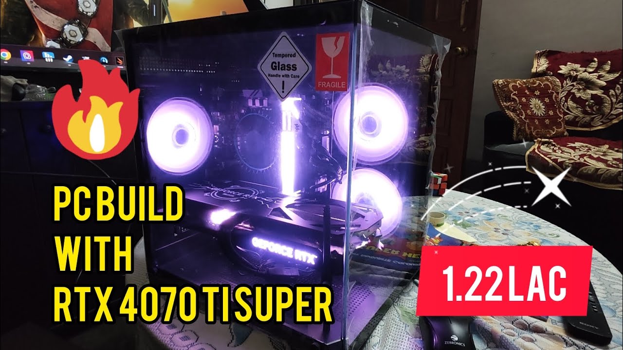 🔥1.22 lac PC BUILD with RTX 4070 Ti Super - YouTube