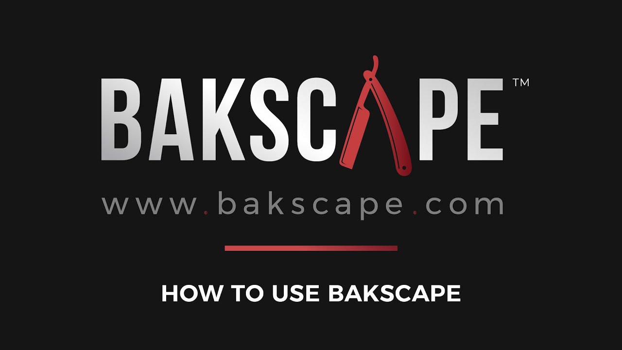 THIS is how to use your @bakscapeTM - YouTube