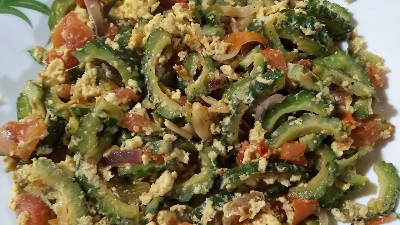 cooking ampalaya with egg - YouTube
