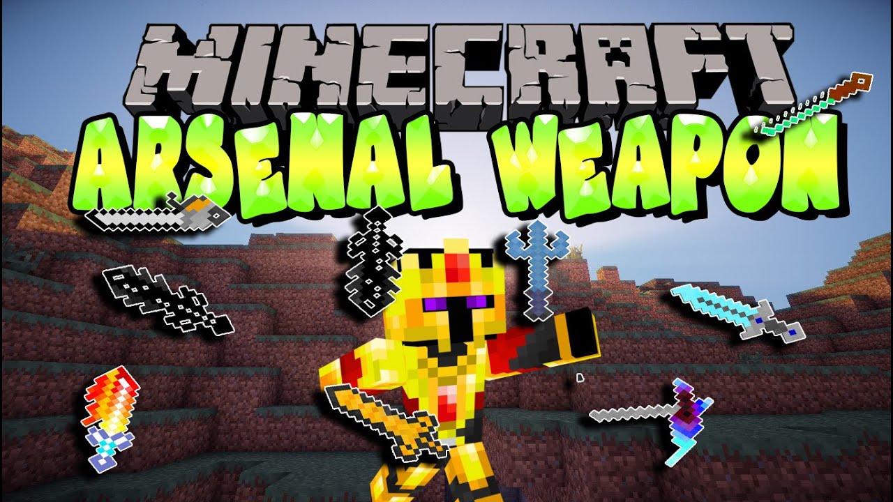 [FR]-Présentation de mods : Arsenal Weapon !-[Minecraft1.8] - YouTube