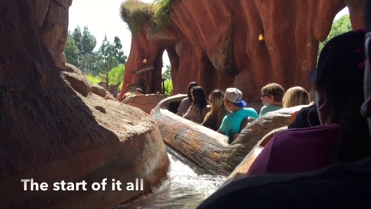 What happens when you get stuck on Splash Mountain at Disneyland - YouTube