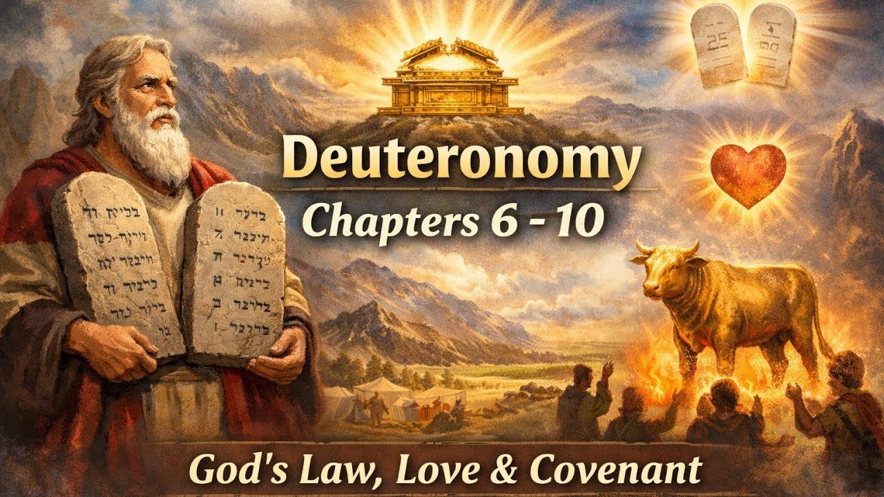 The book of Deuteronomy Chapter 6 to 10 - YouTube
