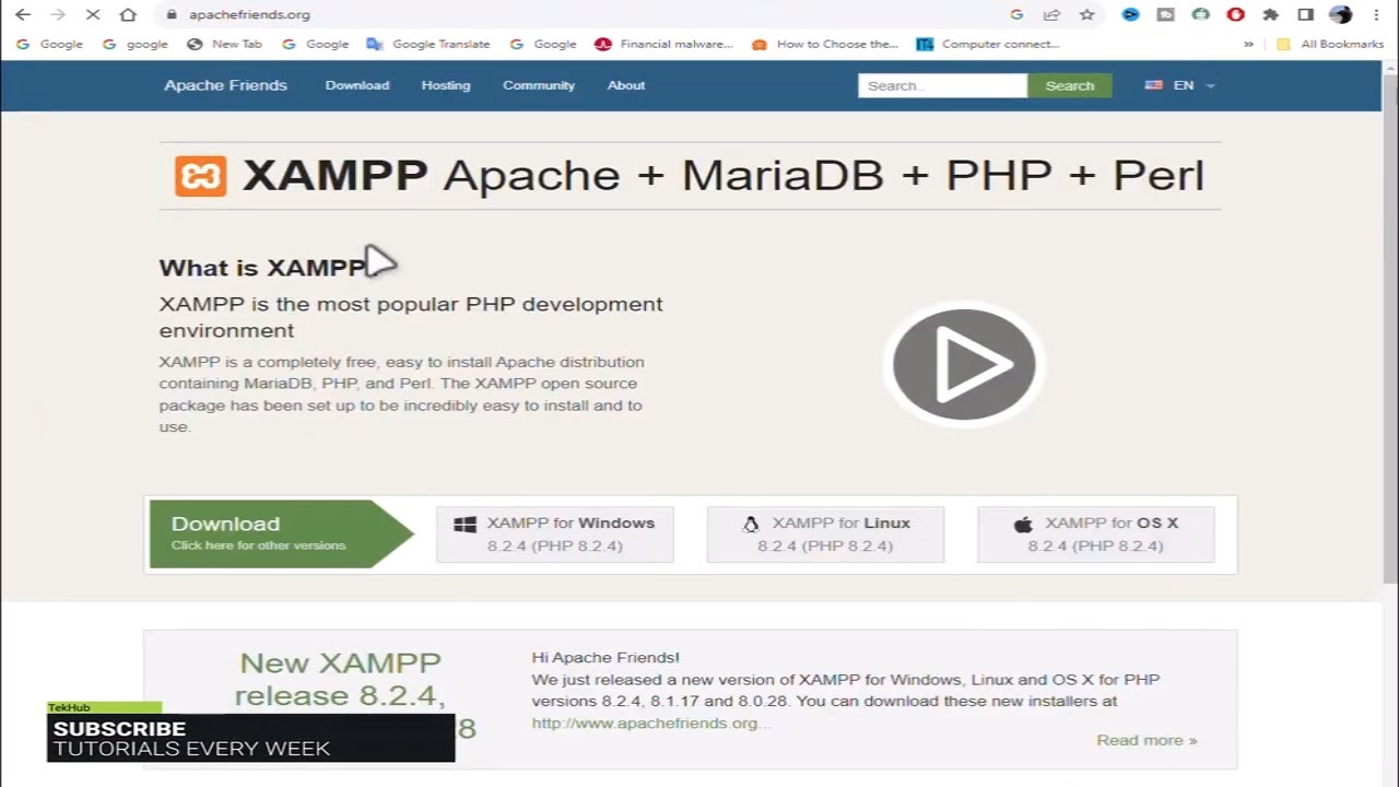 How to Install XAMPP 8.2.0 Server on Windows 10/11-2023 Update Run WordPress | Complete guide ...