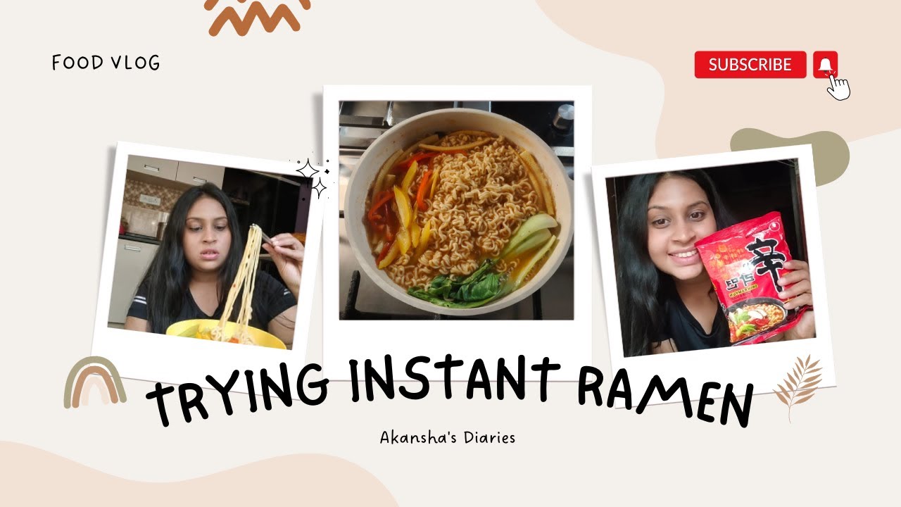 TRYING INSTANT RAMEN FOR THE FIRST TIME - What's all the hype about ...
