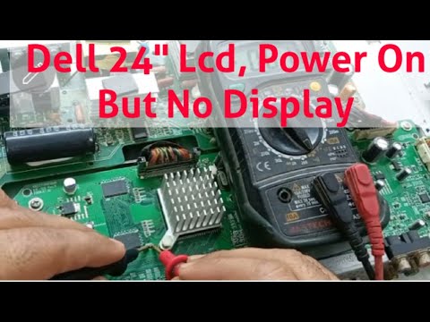Dell U2410f Lcd Power On But No Display | Dell 24" Lcd Monitor No ...