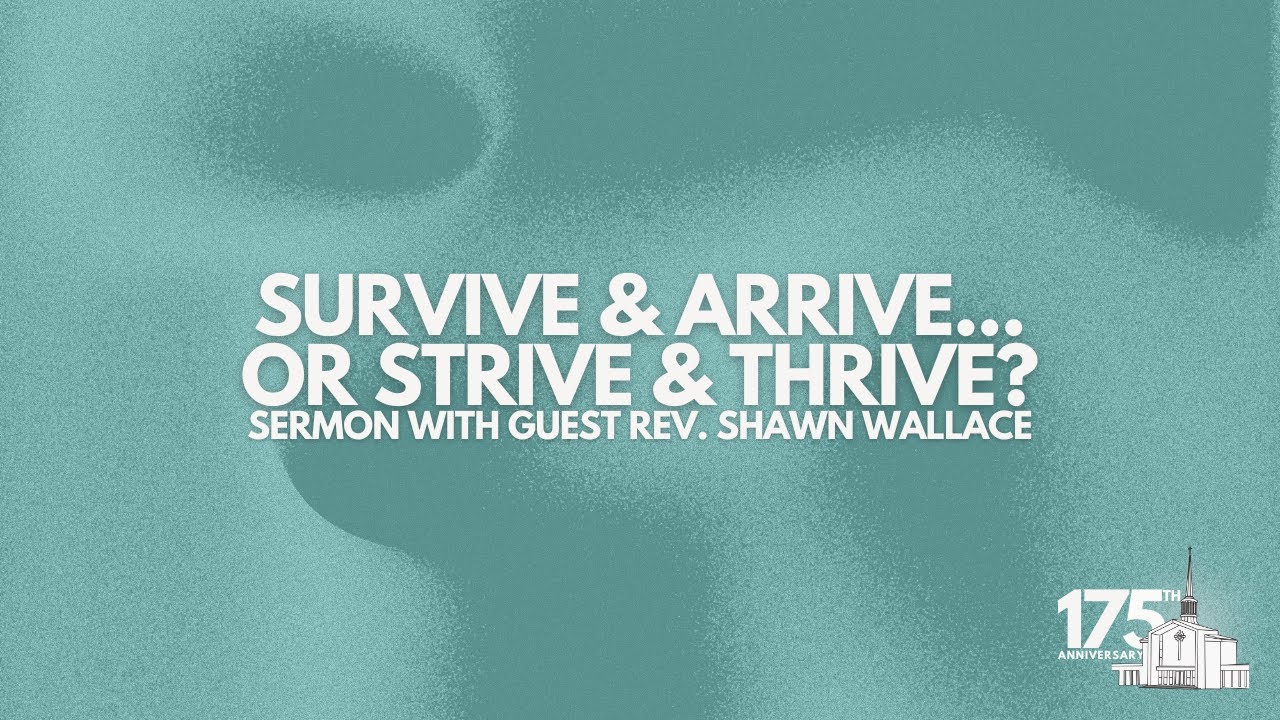 Survive & Arrive... or Strive & Thrive? - Contemporary Worship Style - YouTube