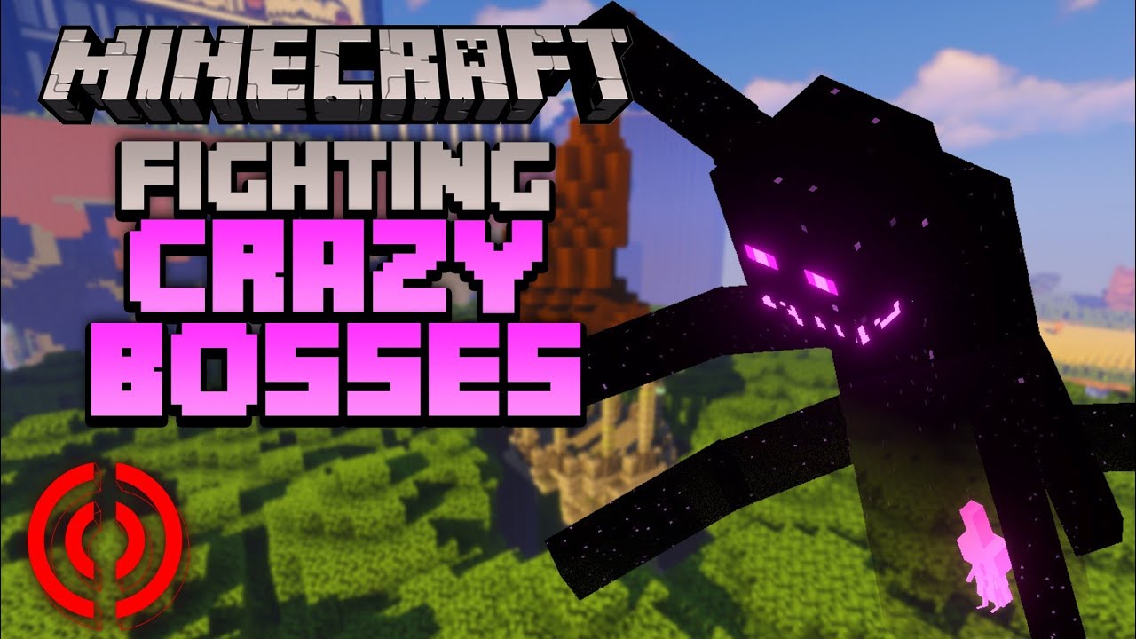 Defeating Minecraft's Crazy Bosses on Shattering Islands - YouTube