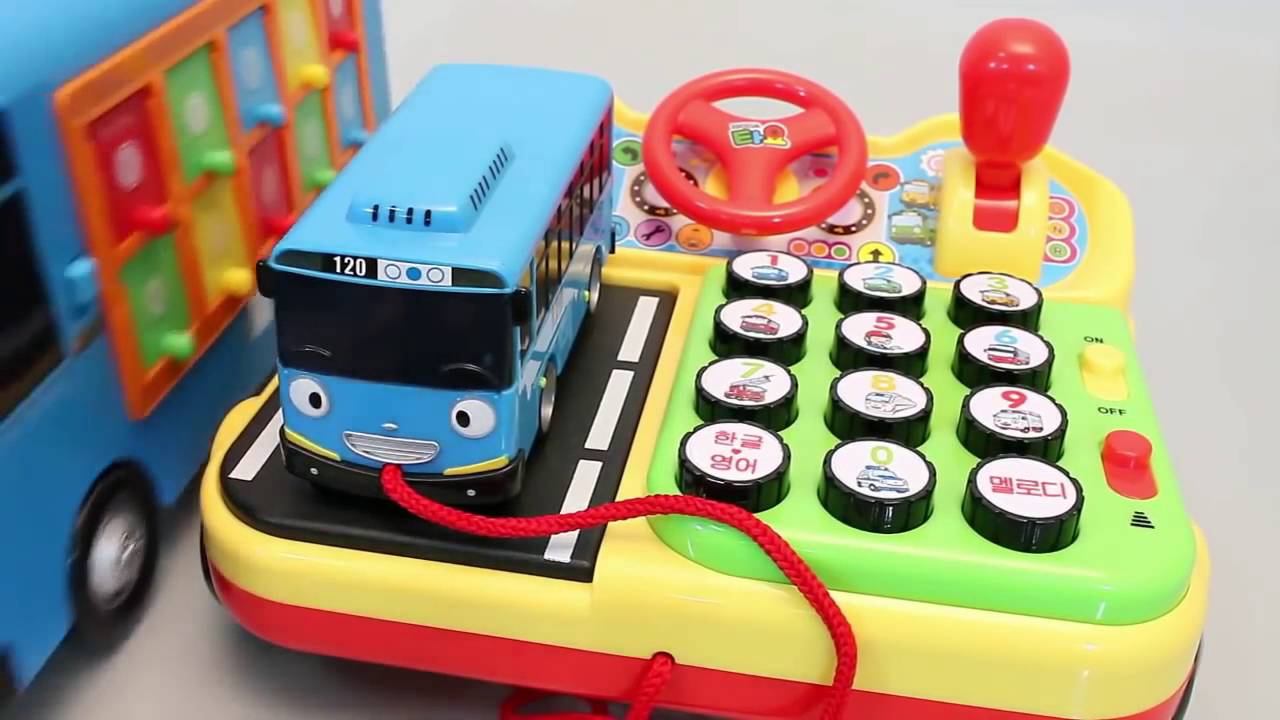 Wheels on the bus | Tayo the Little Bus Toys | ABC Song | Finger Family ...