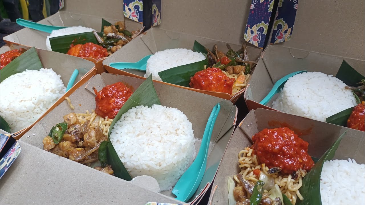 DIBUANG SAYANG‼️CARA MENYIAPKAN PESANAN NASI RAMESAN JAM 5 PAGI - YouTube