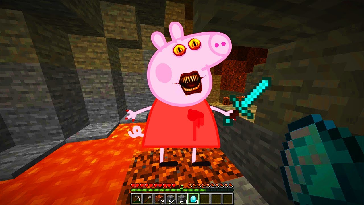 I Found Peppa Pig In Minecraft.. - YouTube