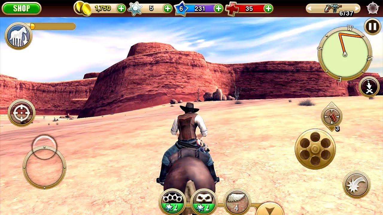 Six Guns - Gameplay Walkthrough - (iOS, Android) - Part 3 - YouTube