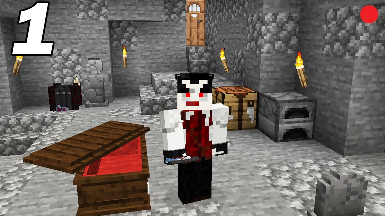 Survivre en étant un VAMPIRE sur Minecraft ! Minecraft Vampire 1 - YouTube