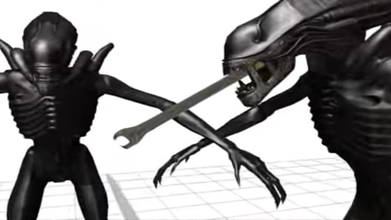 Alien Xenomorph 3D Animation Miku Miku Dance - YouTube