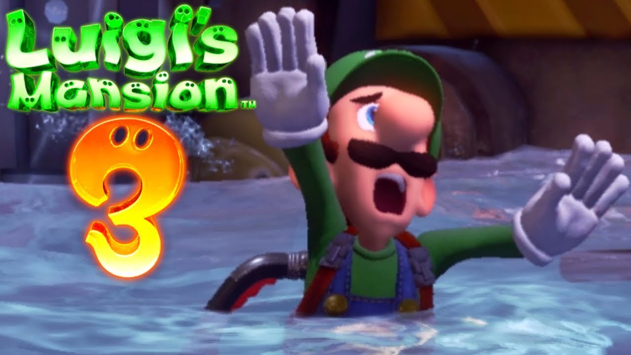 LUIGI CAN'T SWIM! | Luigi's Mansion 3 Gameplay - YouTube