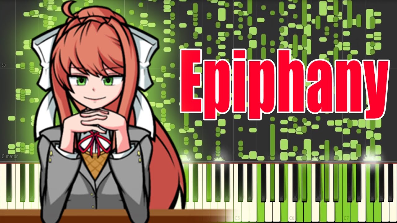 Epiphany - FNF Doki Doki Takeover MIDI | Epiphany Piano sound - YouTube