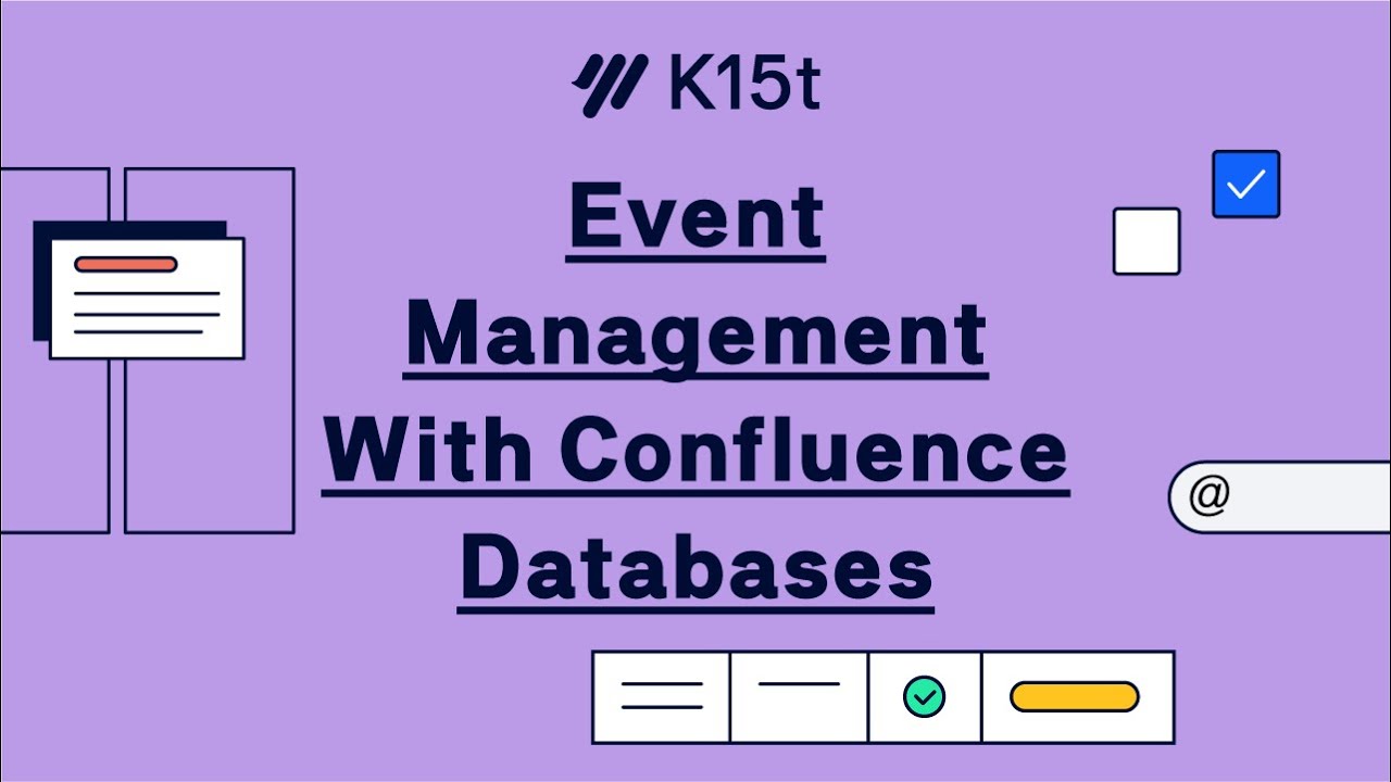 Event Management with Confluence Databases - YouTube