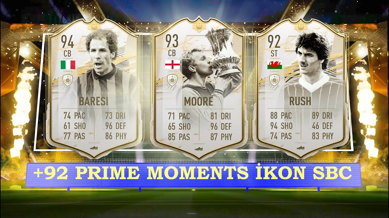 Fifa 21 92 Prime Icon Moments Yükseltme Var Dediler Yaptık Youtube