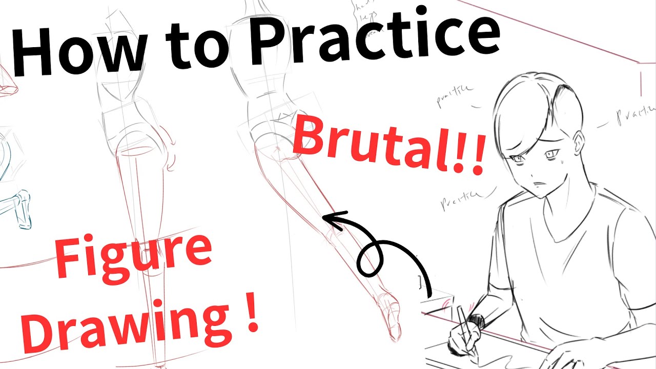 How to Practice Figure Drawing. All aspects needed and Brutal! For ...